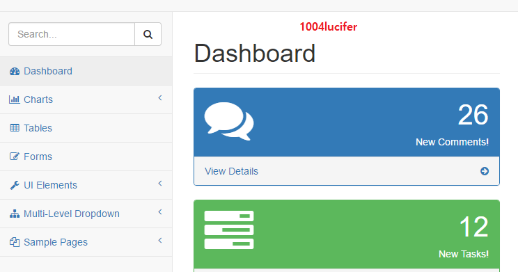 [Bootstrap] 'SB Admin 2' Template 네비(navigation menu) 버그 수정
