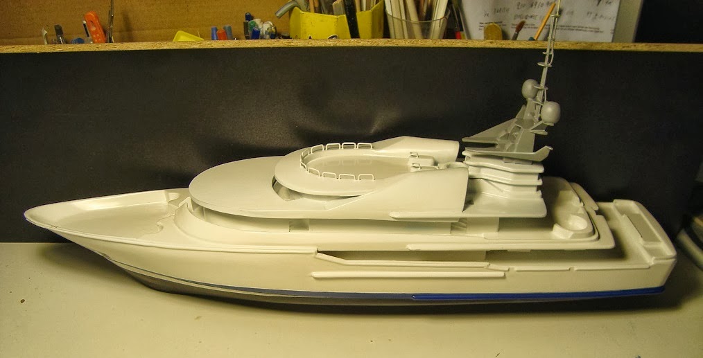 Ship Models Costas Sarlis: NEW PROJECT.TWO MEGA YACHTS IN SCALE 1:100