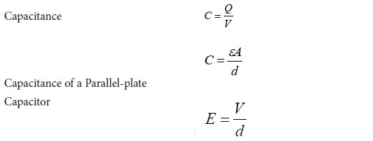 Capacitance Capacitor Equation - Electrical and Electronics Engineering ...