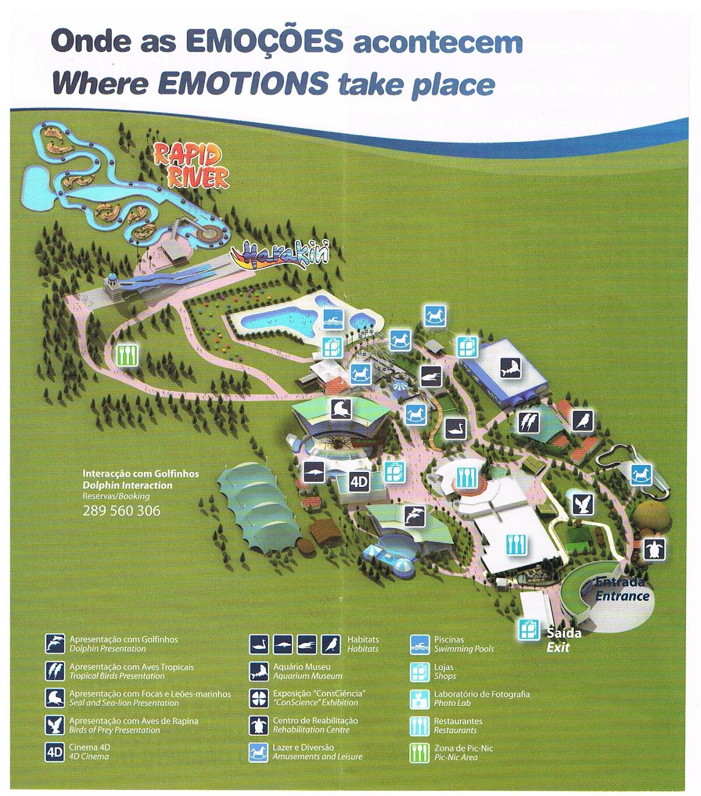 Vai e Vem: Zoomarine - Mapa