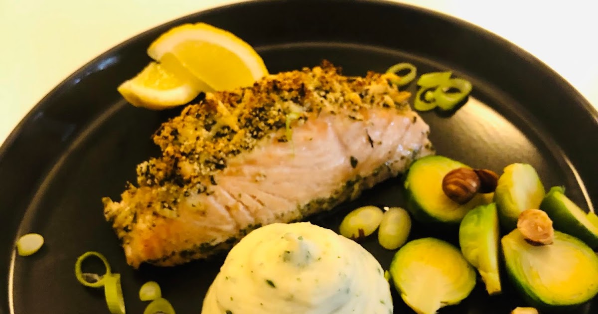 Bina's Mat & Bak: Lax med krispigt örttäcke