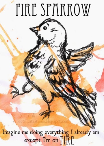 Doodles and Illustrations for Wildbow's Pact : 7.10 - "Fire sparrow"