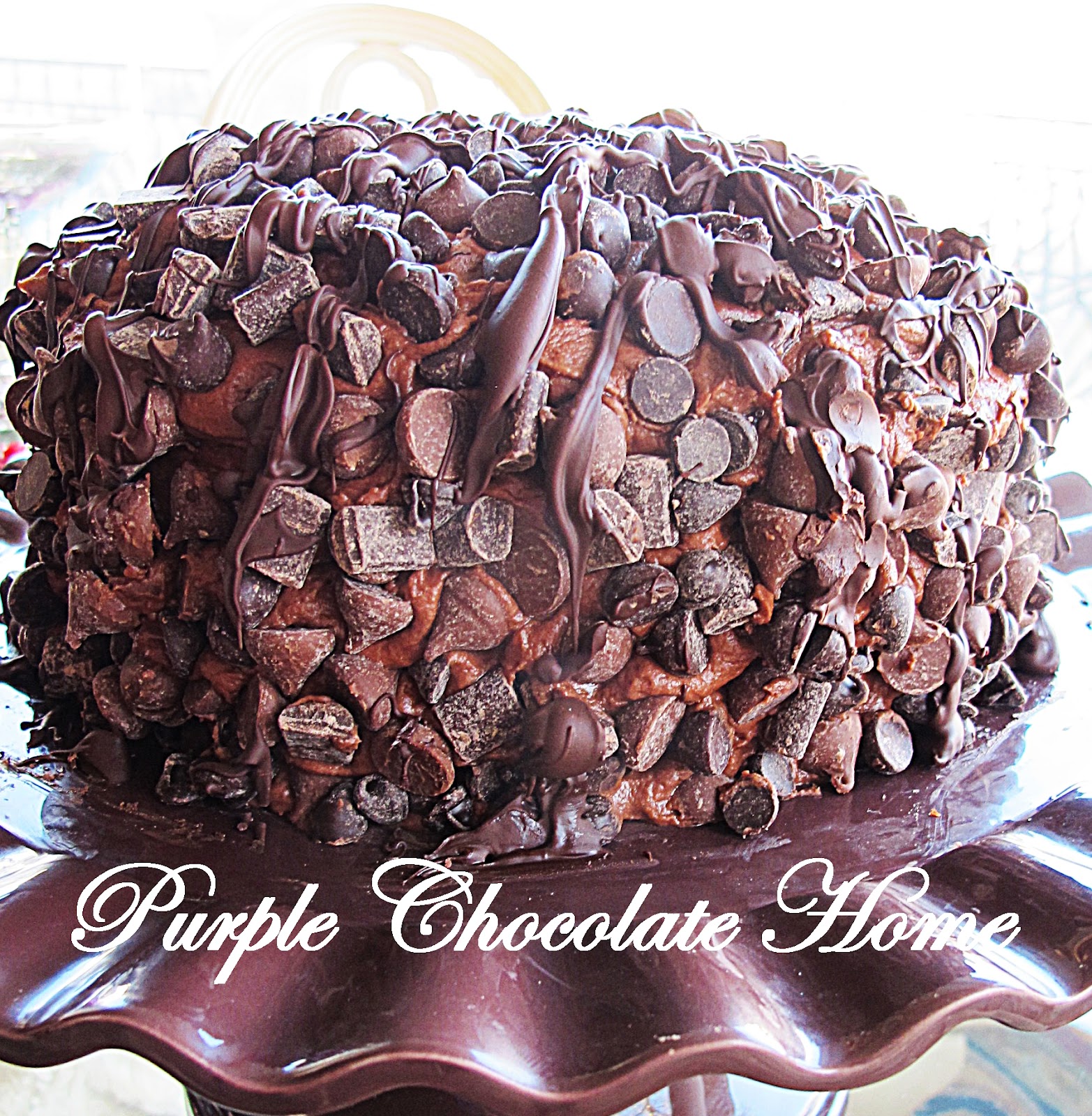 Chocolate Overload Cake - Purple Chocolat Home