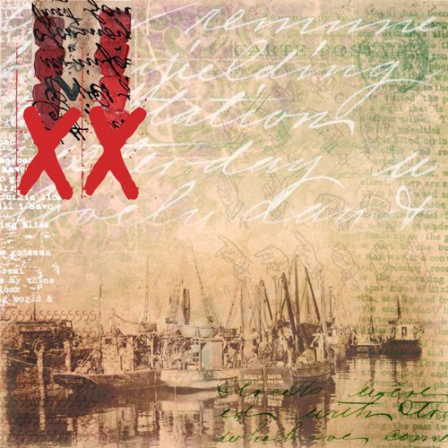 C o l l a g e a r t: Old Harbour Collage