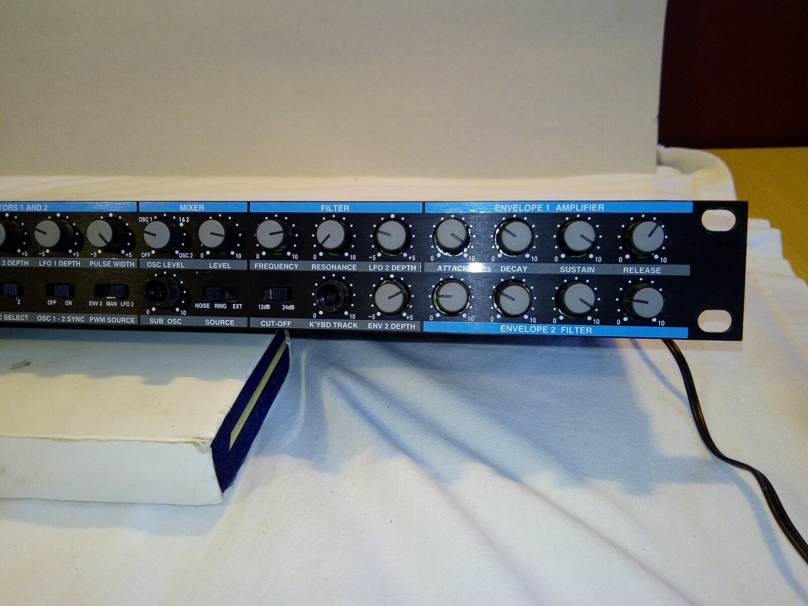 MATRIXSYNTH: Novation Bass Station Analog Rack Synth SN 020312