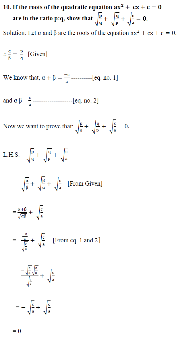 OMTEX CLASSES: HOTS ALGEBRA SUM NO. 10
