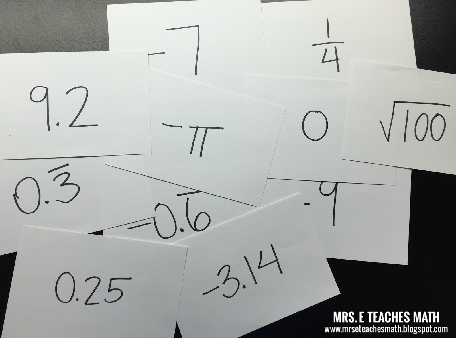 The Human Number Line | Mrs. E Teaches Math