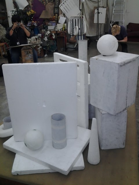 Basic Drawing 1: Still Life - Cubes, Spheres, Cones, and Cylinders