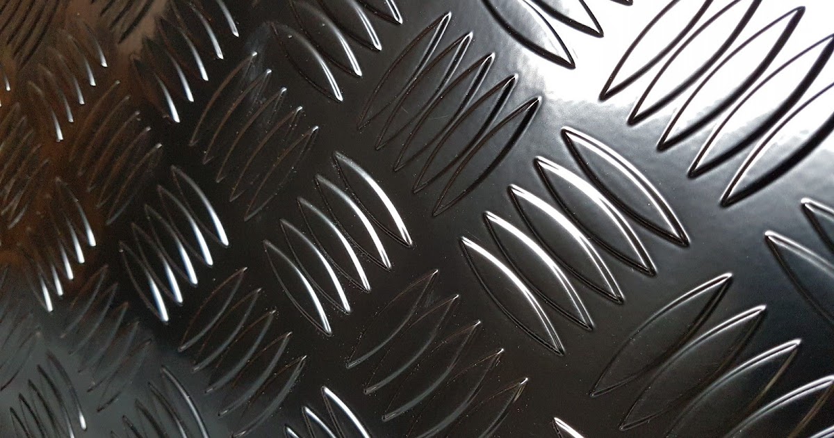 Landrover Defender: Black Painted Aluminium Chequer Plate Cut Sheets ...