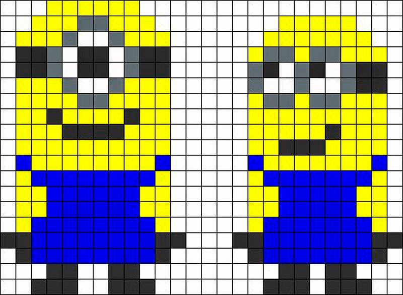 Educación Artística: Cuadrículas de minions