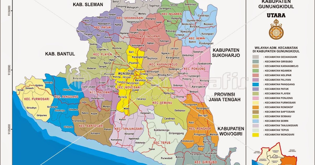 Peta Kabupaten Sleman Vector : Sleman Regency - Wikipedia - Download ...