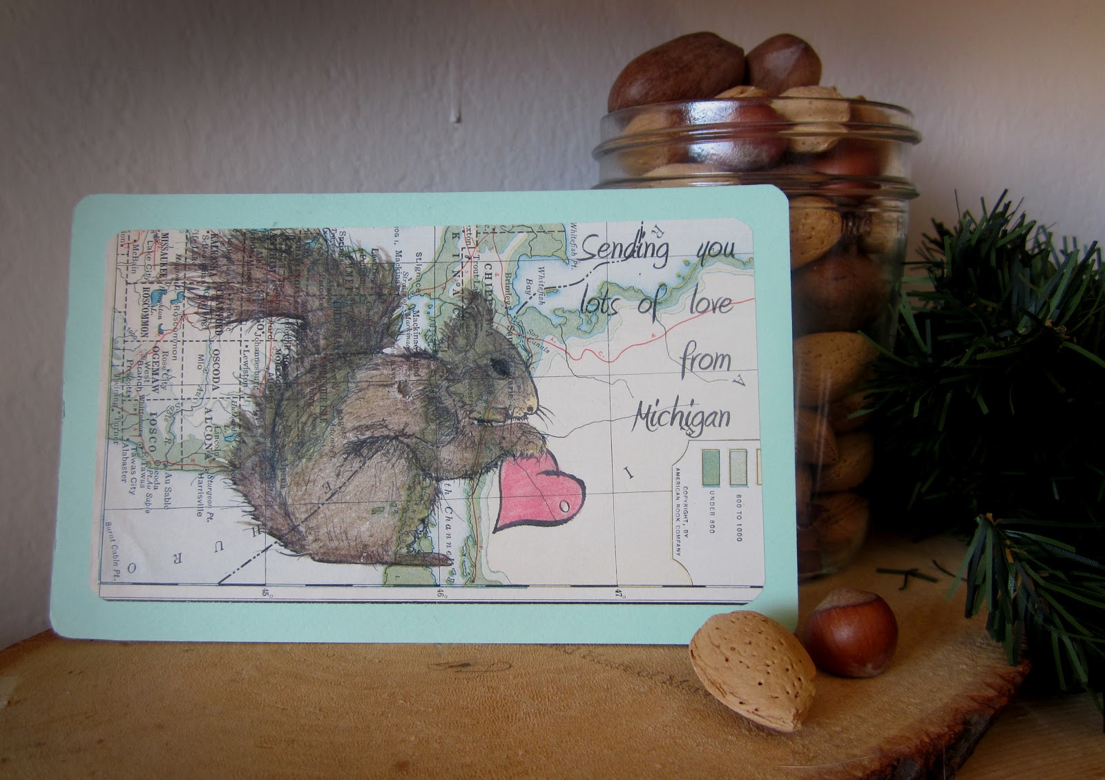 Shades Of Tangerine: ~Three Ways~ to Make Up-cycled Postcards