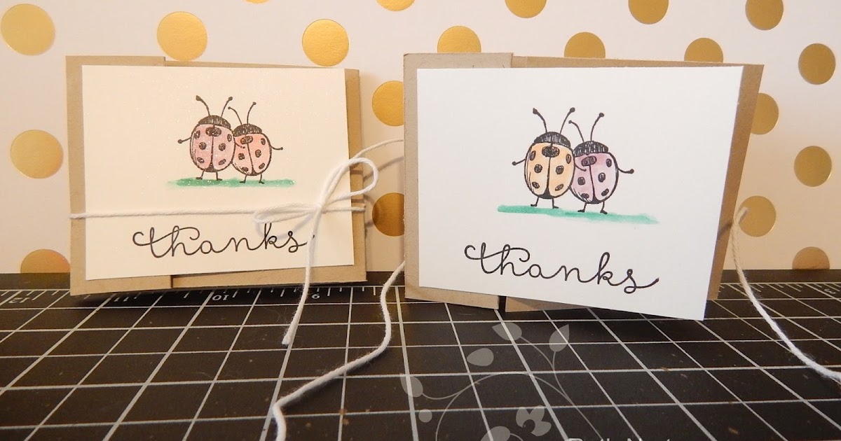 Ruth's Stamping Corner: Mini Thank You Notes