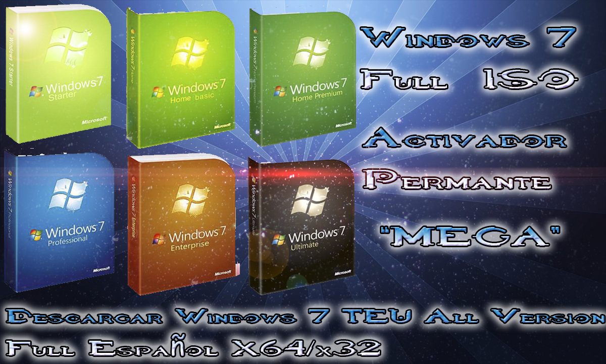 CompuChapin: Descargar Windows 7|Full ISO Español|Todas Las Versiones TEU| x64|x32 | Activador ...