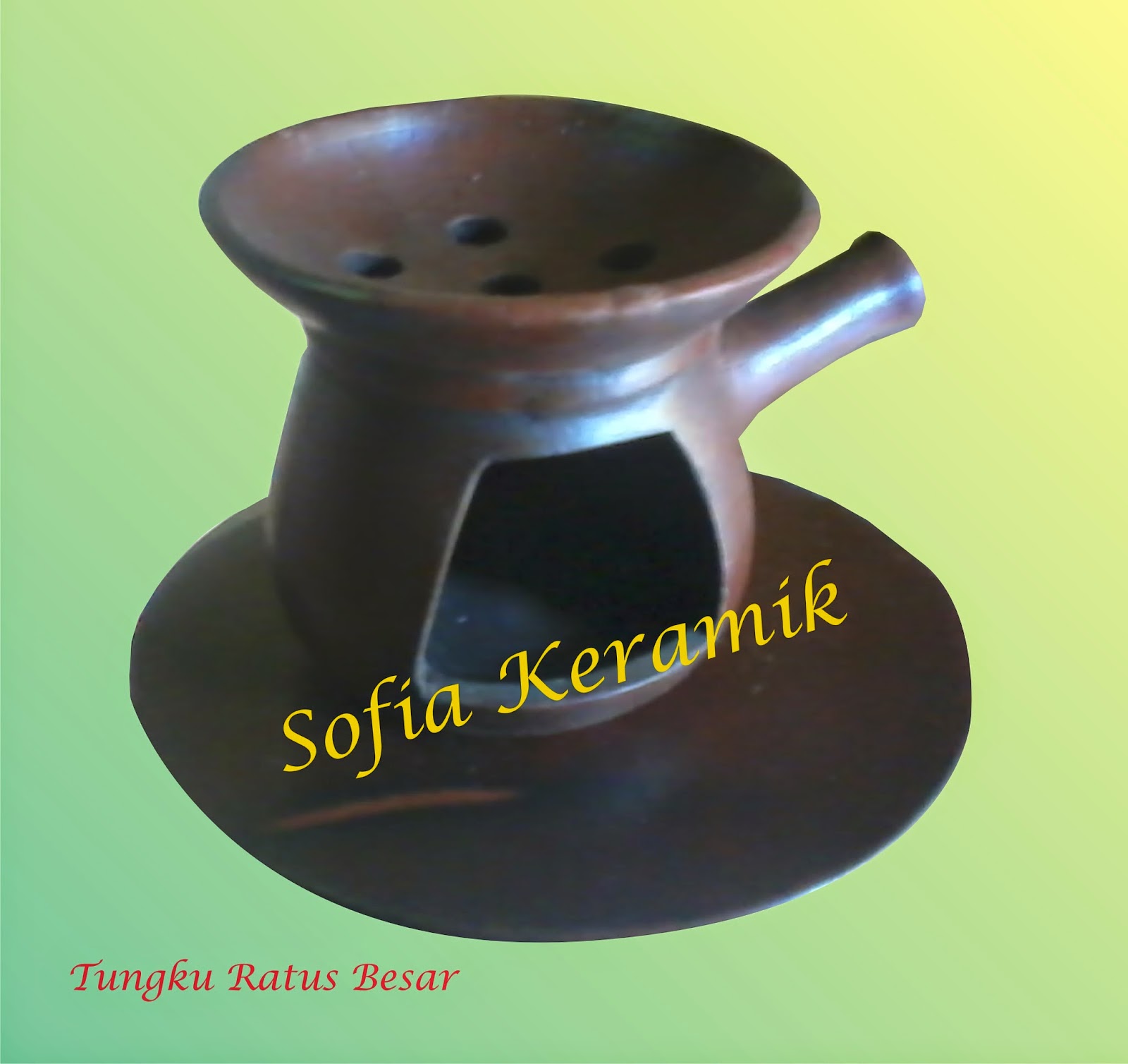 KERAJINAN GERABAH KLATEN - JAWA TENGAH: TUNGKU