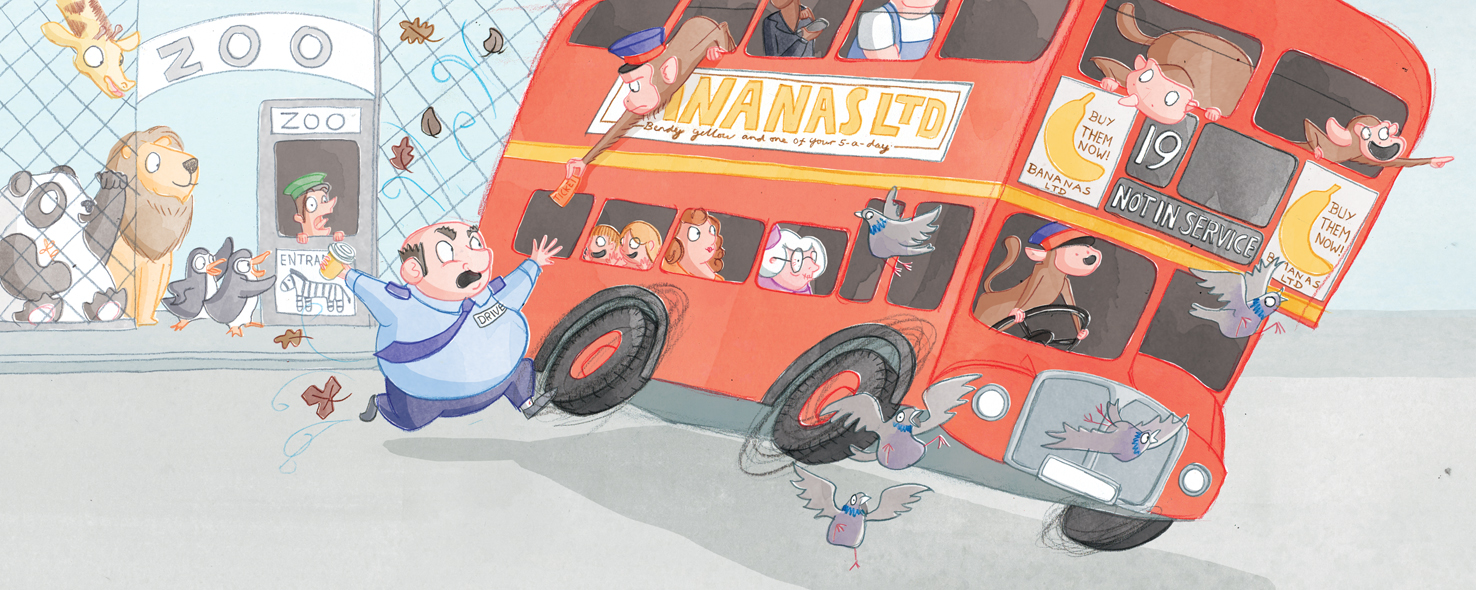 Elys Dolan: Monkey Bus: In Glorious Technicolor