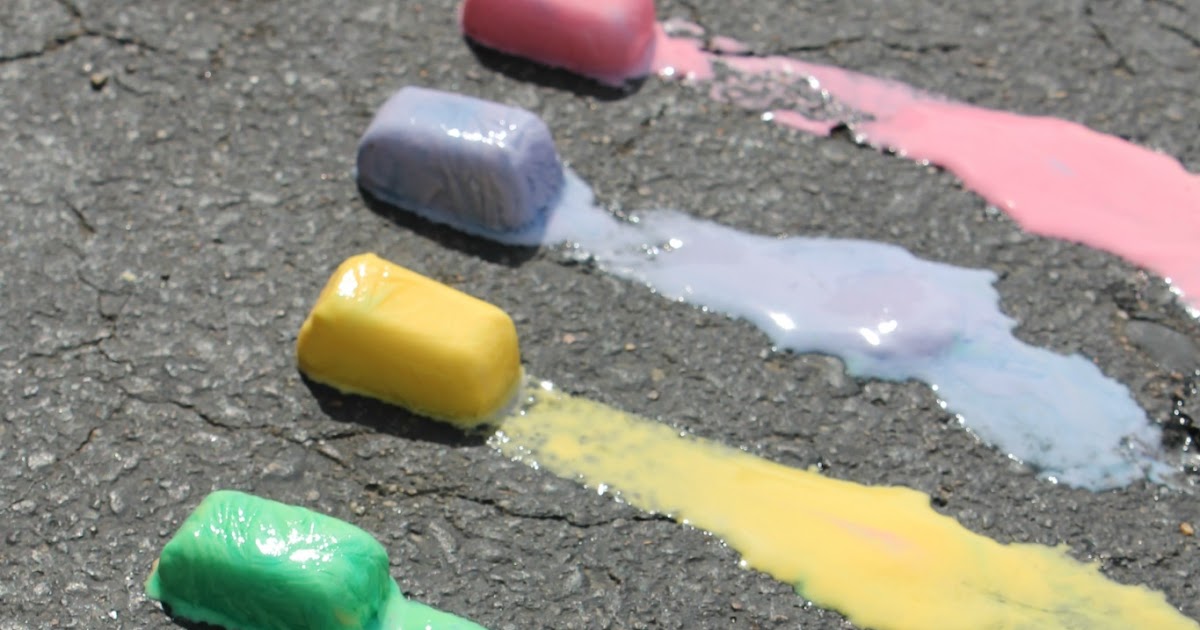 Ice Chalk ~ Reading Confetti