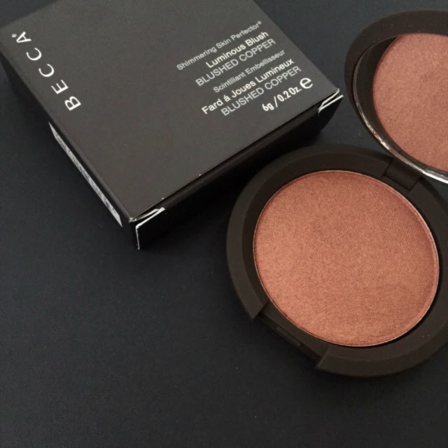 Becca Shimmering Skin Perfector Luminous Blush in Blushed Copper Review ...