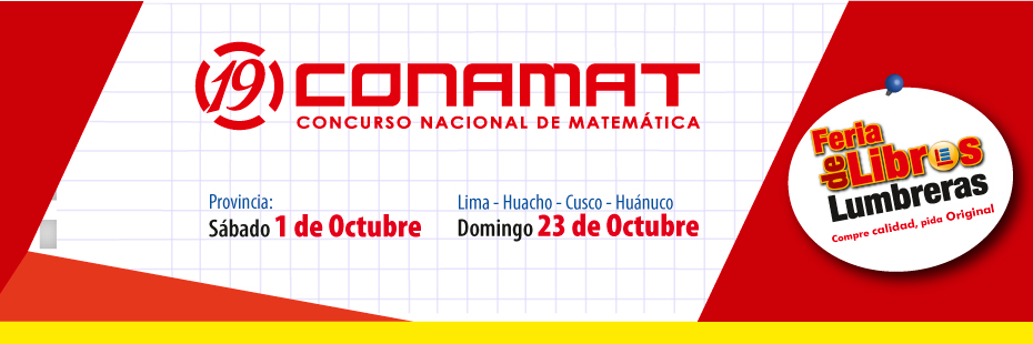 CONAMAT Examen Eliminatorias Provincias Arequipa, Chiclayo, Huancayo y ...