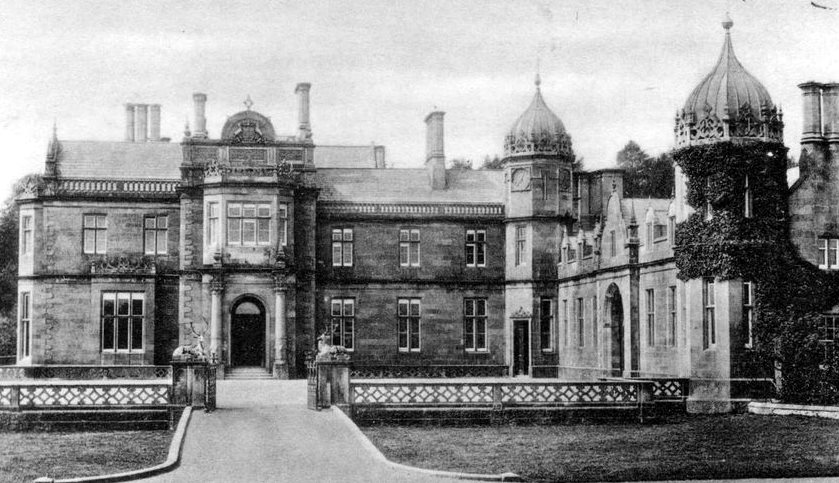 Tour Scotland: Old Photograph Poltalloch House Argyll Scotland