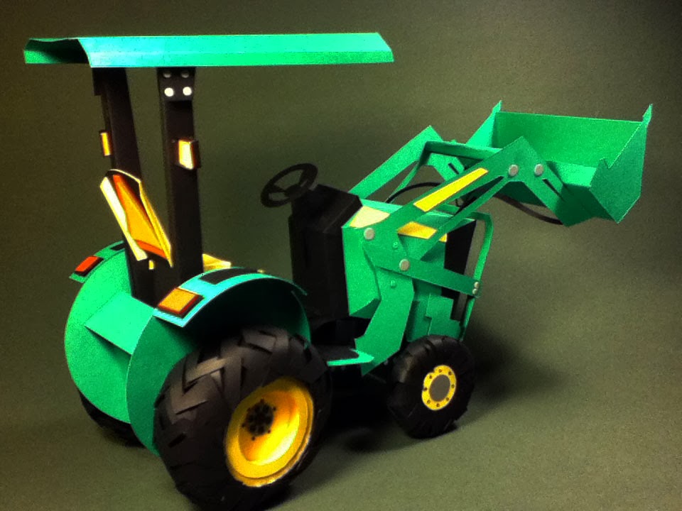 BRITNI BRAULT - Paper Artist: John Deere Tractor