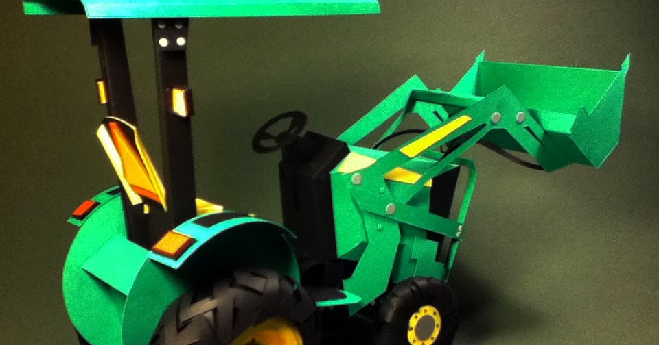 BRITNI BRAULT - Paper Artist: John Deere Tractor