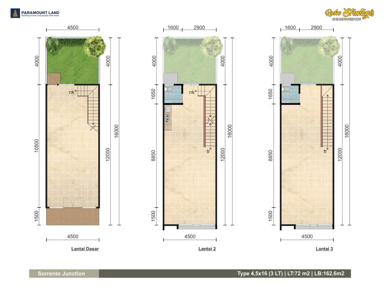 Ruko Sorrento Junction Paramount Serpong Mulai 2.9M-an | Properti Baru ...