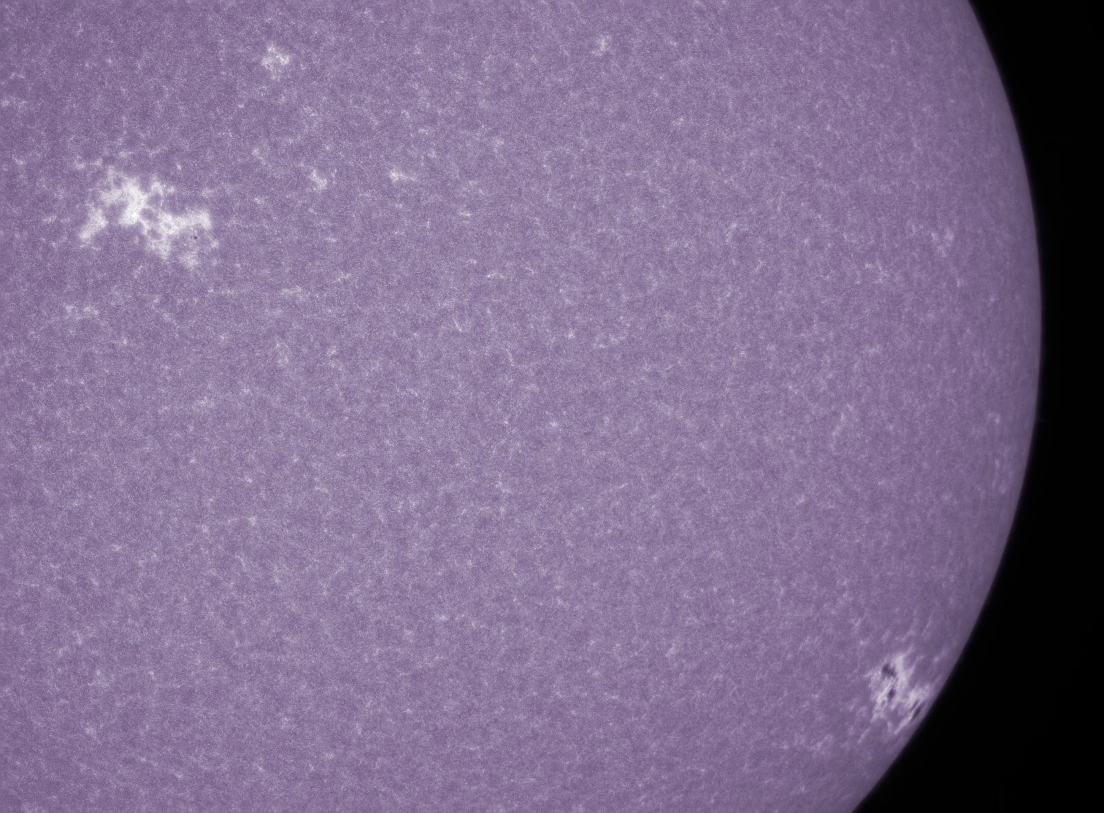 Brierley Hill Solar: Active Regions In Calcium Light - 6th April