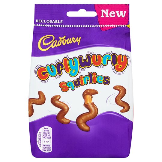 A Review A Day: Today's Review: Cadbury Curly Wurly Squirlies