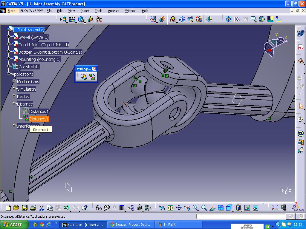 Product Design Engineering: DMU Kinematics in CATIA