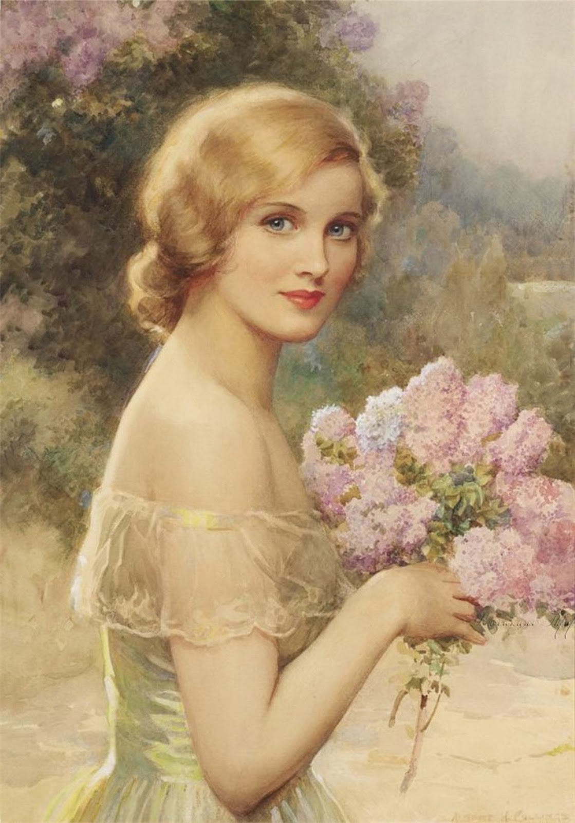 Albert HENRY COLLINGS (1868 -1947) | Catherine La Rose ~ The Poet of ...