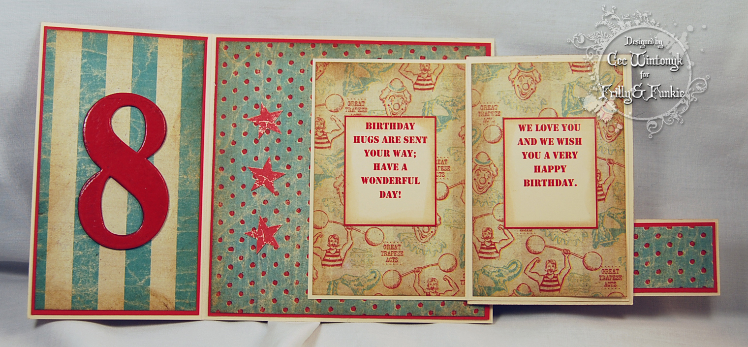 CW Card Creations: Folded Birthday Card