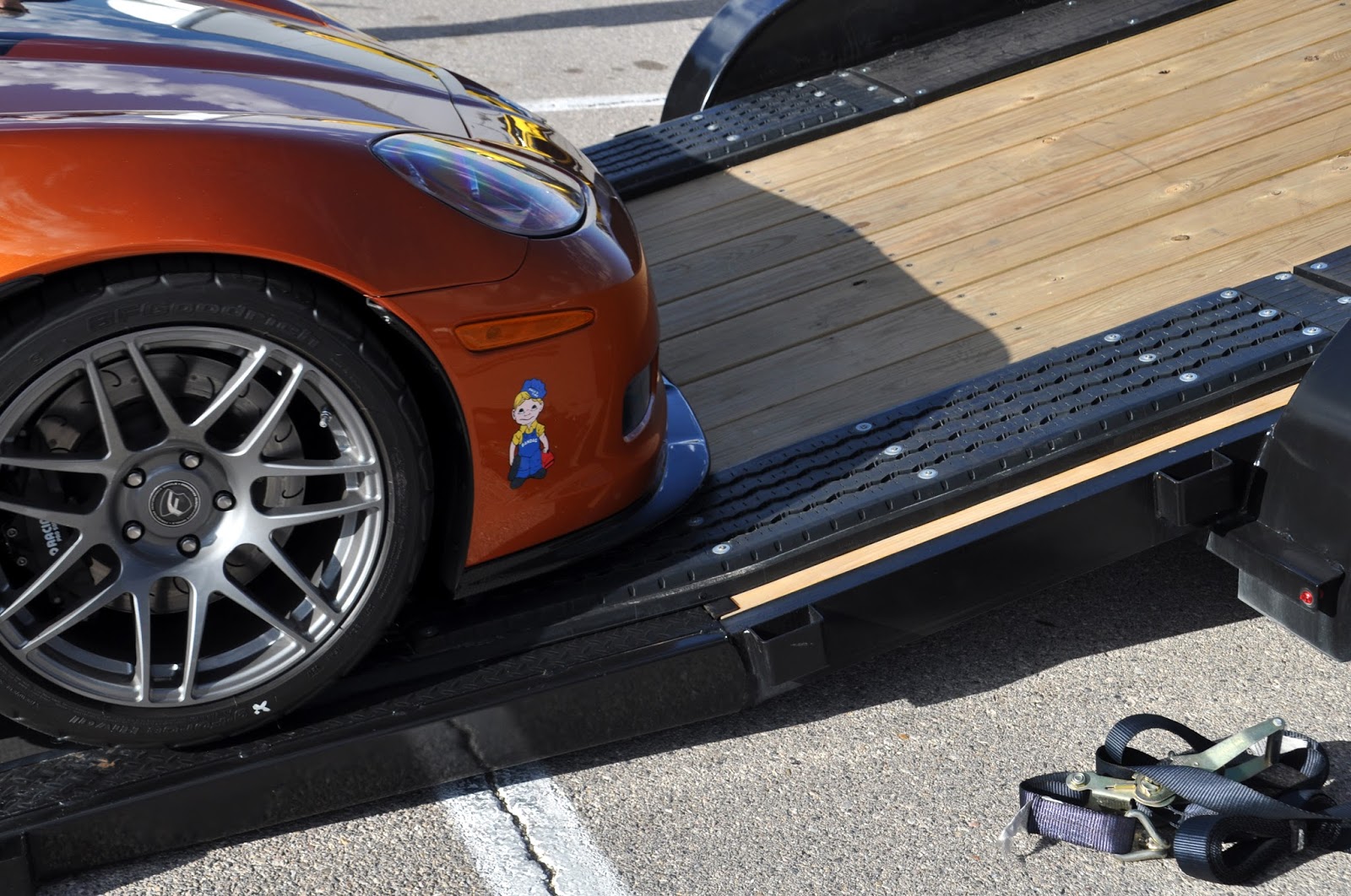 Just A Car Guy: cool race car trailer innovation I came across at the ...