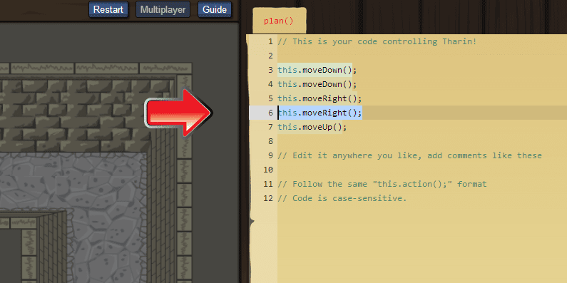 Pixels Mil: Aprende javascript a golpe de espada: Code Combat.