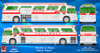 Planeta Bus Design: Trailways - GMC Buffalo P8M-4905A
