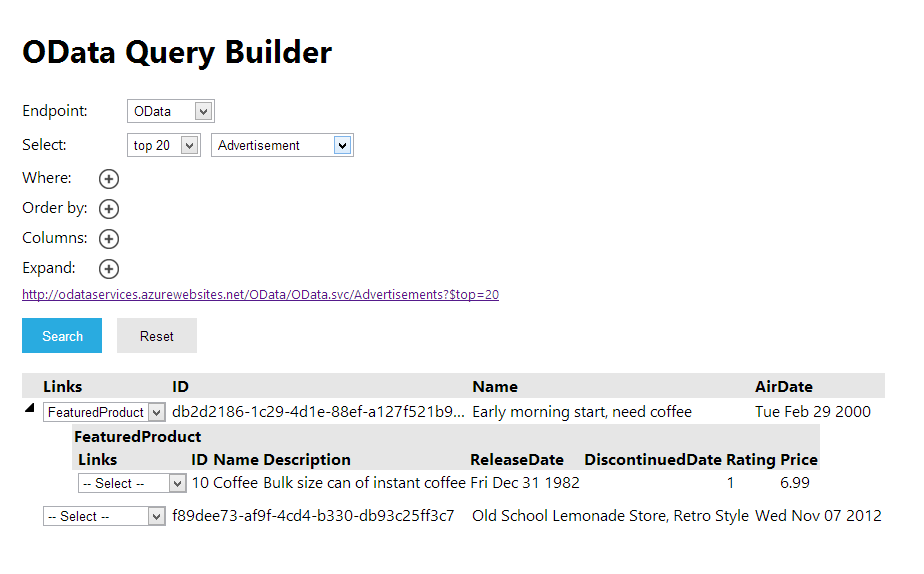 Netweaver Gateway Services: oData Query Builder - A Prototype ...