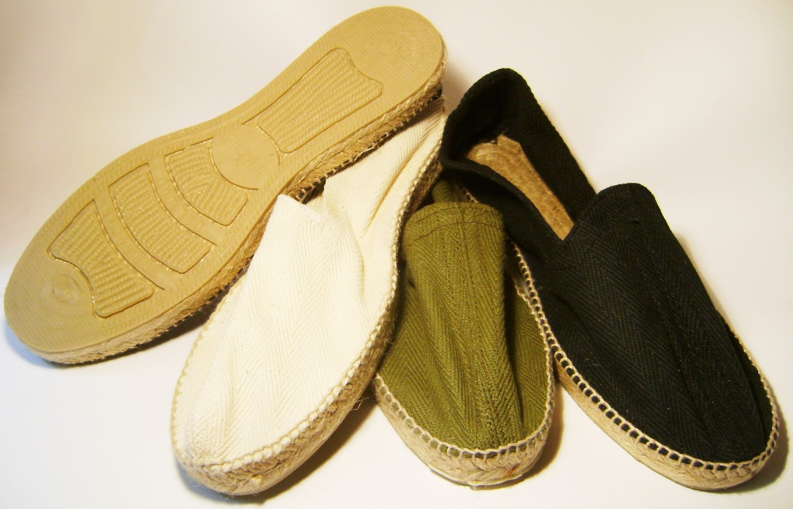 Alpargatas de cáñamo Calzados Lucía. Sombrerería.