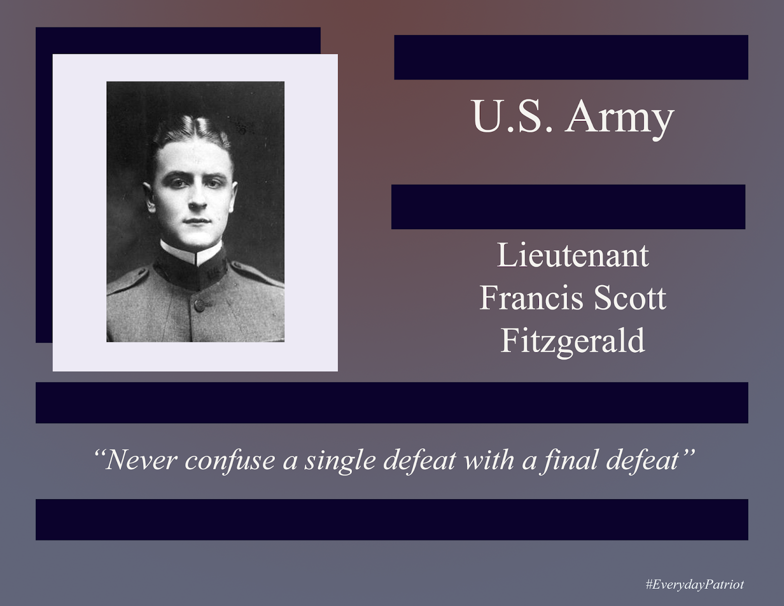 A Soldier's Story: Lieutenant Francis Scott Fitzgerald