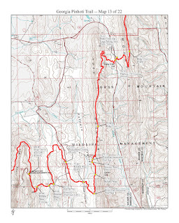 My adventures: Pinhoti trail, maps.