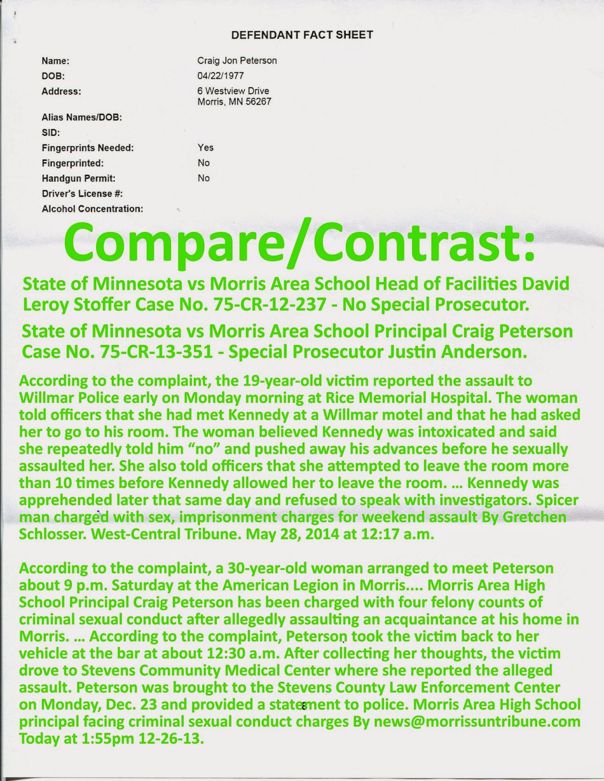 Lion News: Nemmers Dashes Morris Area Public School Superintendent ...