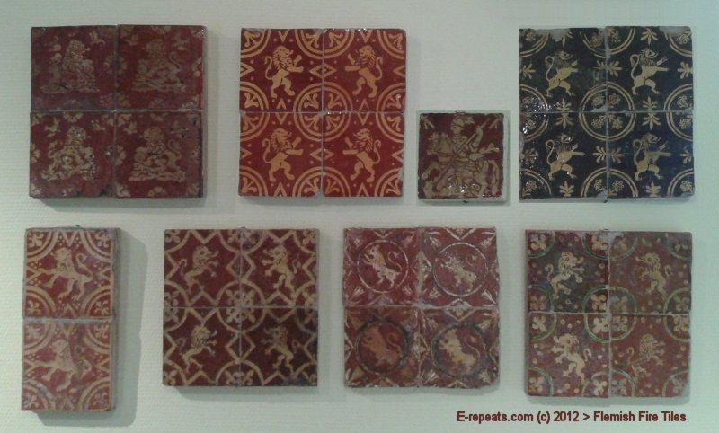 Surface Pattern Design: Flemish Fire Tiles (18thC)