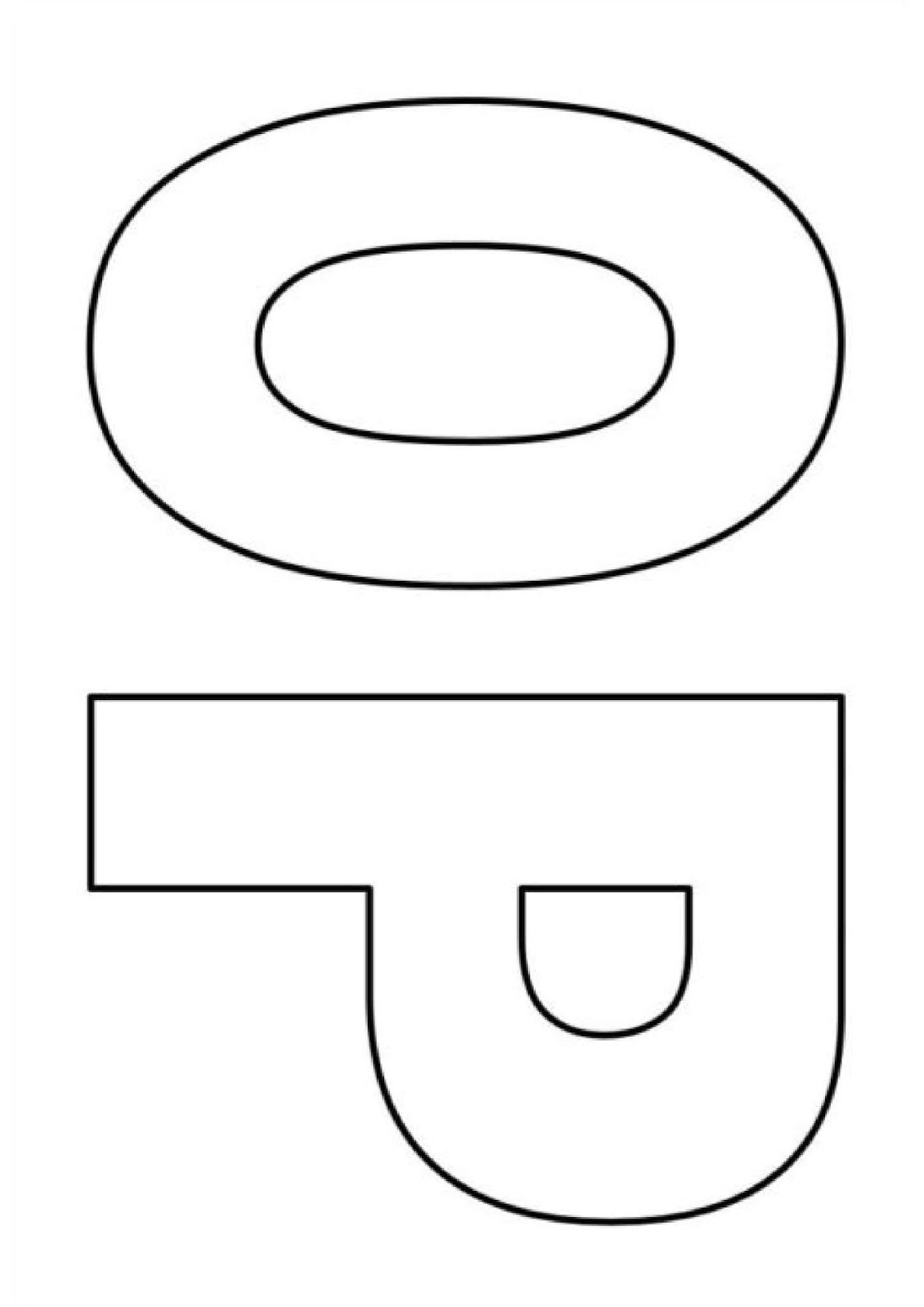 ABC - Letras do alfabeto para imprimir: 60 moldes do alfabeto lindos ...