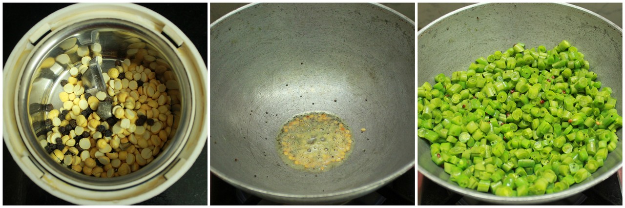 Aromatic Cooking: Green Beans Curry With Roasted Chana Dal