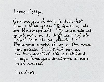 passie-bloempjes: Verlate liefdesbrief