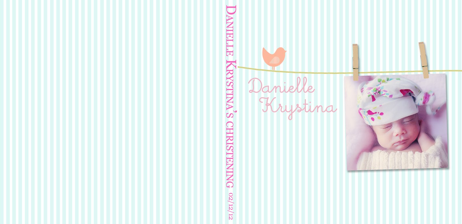 krystinspiration: Dani's Baptism: Photobook Layout