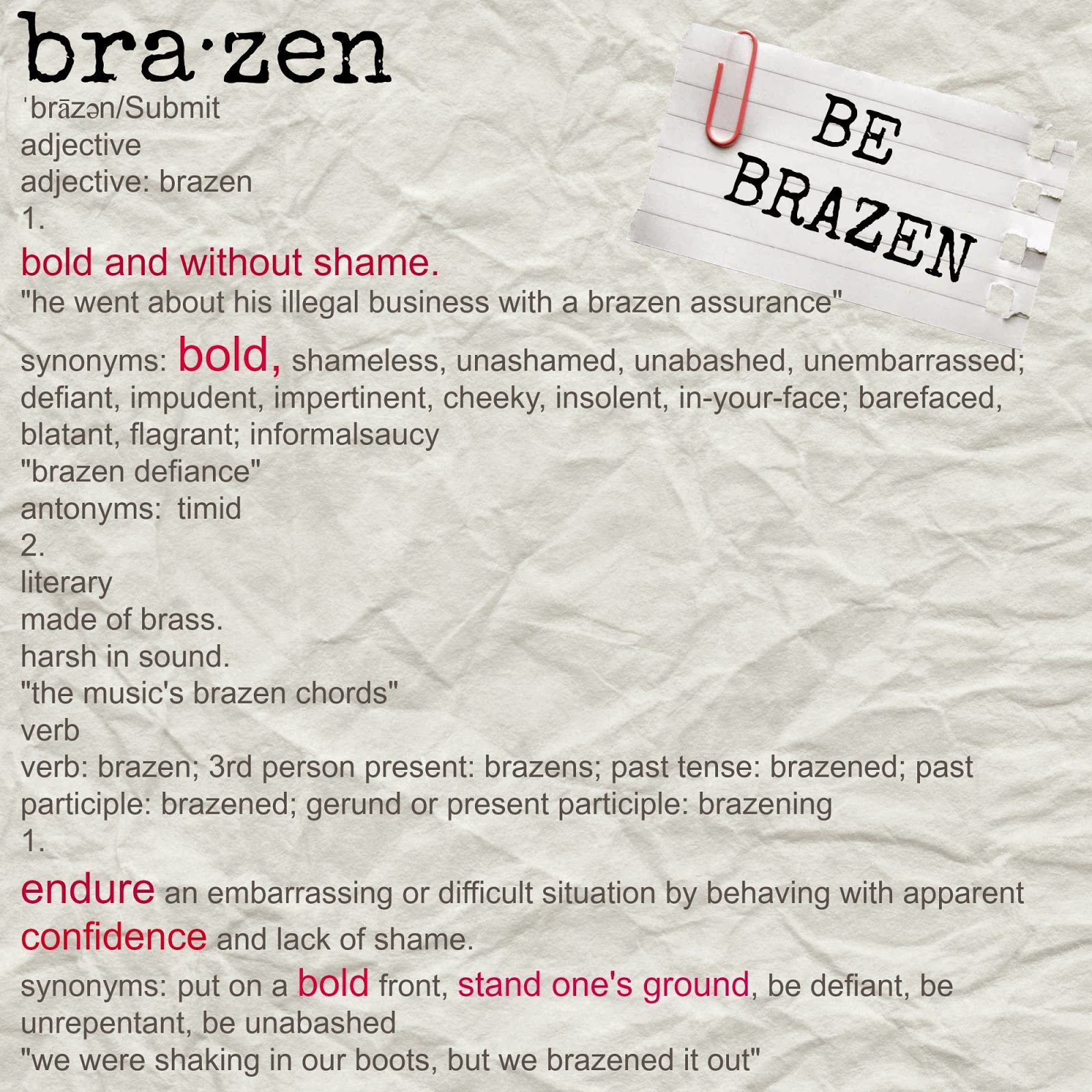 Brazen Pastry: August 2014