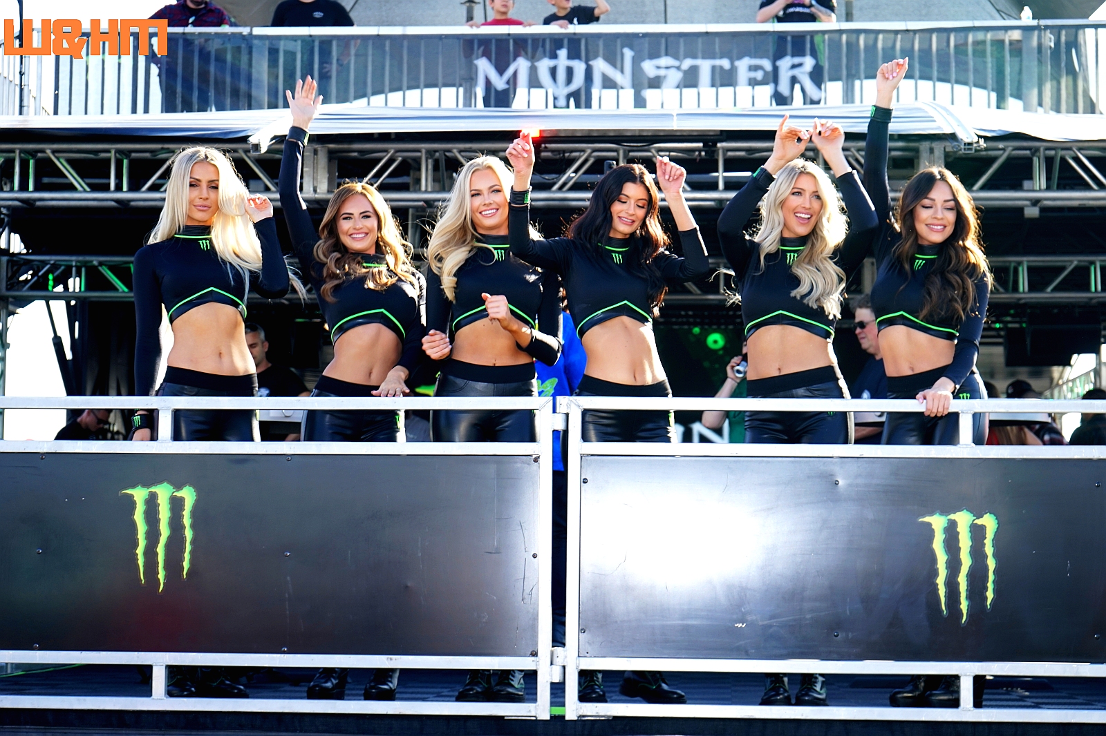 Monster Energy Girls at Supercross Anaheim 1 2020, by W&HM