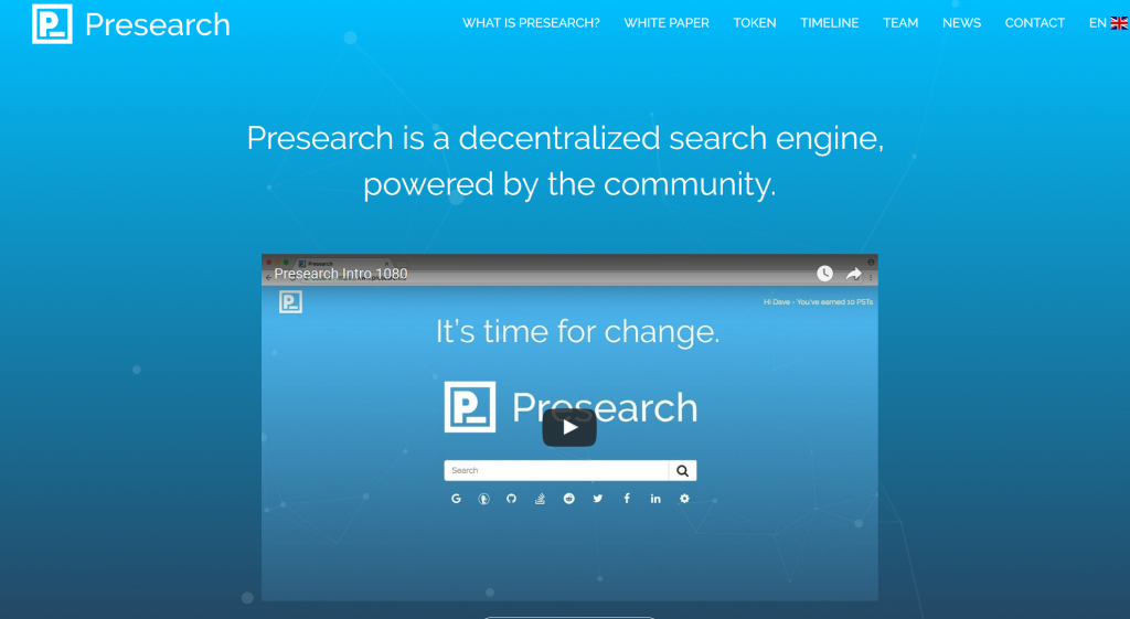 Presearch, is an open, decentralized search engine. - MyBest-Advert