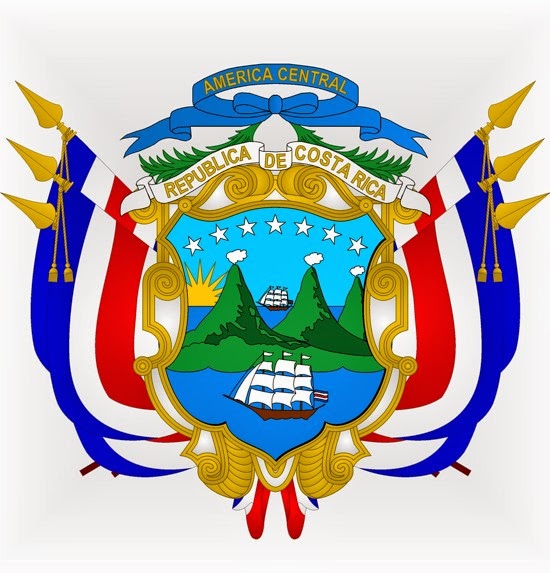 Heraldry,Art & Life: COSTA RICA - ART with National Symbolism