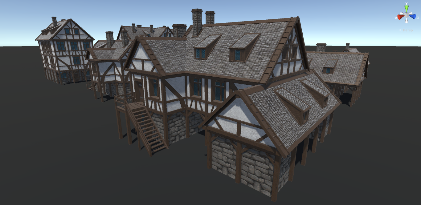 CGY: Modular Medieval House pack is now available at Unity Asset Store